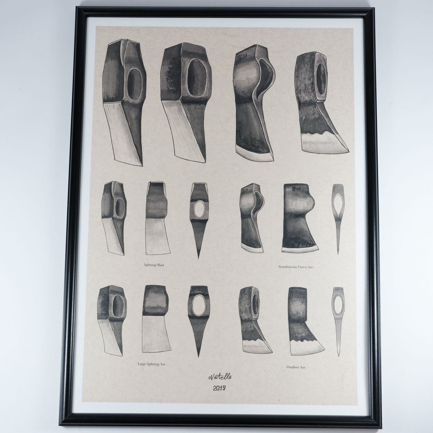 Wetterlings Axe Poster | Woodsmith