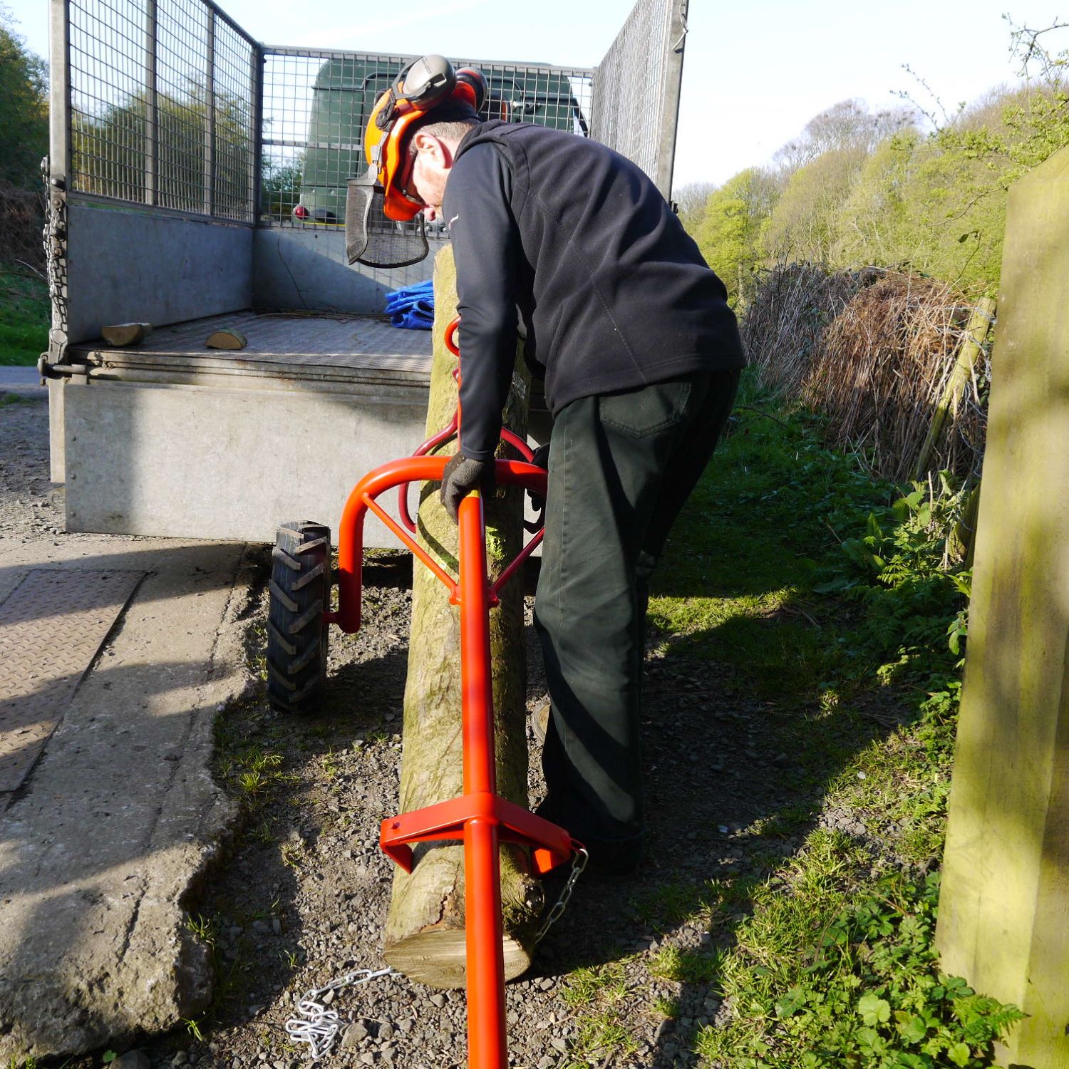 Log Lift-n-Shift Log Arch I Woodsmith