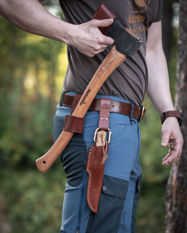 Leather Axe Loop / Holster | Woodsmith